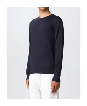 Zegna Long-sleeved Knitted Pullover - Black