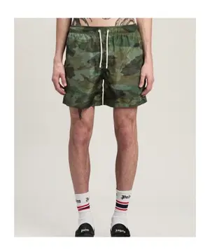 Palm Angels Seasonal Camo-print Swim Shorts