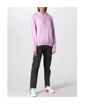 Off-White Diagonal Stripe Hooded Sweatshirt