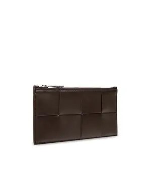 Bottega Veneta Intrecciato Zipped Card Holder