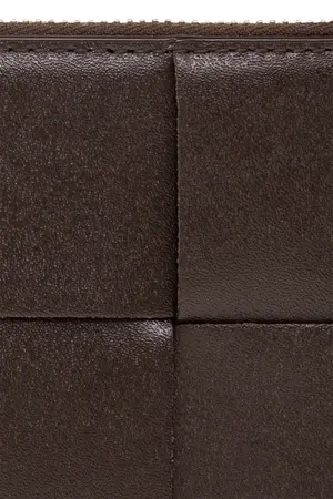 Bottega Veneta Intrecciato Zipped Card Holder