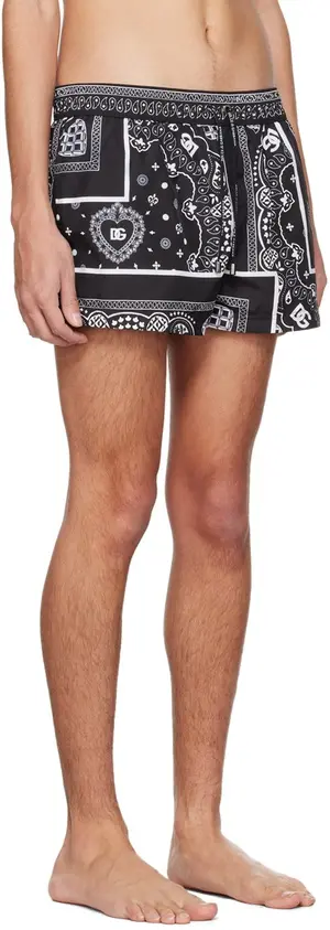 Dolce & Gabbana Bandana Print Swim Shorts