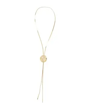 Federica Tosi Mindy Pendant Lariat Necklace - Yellow
