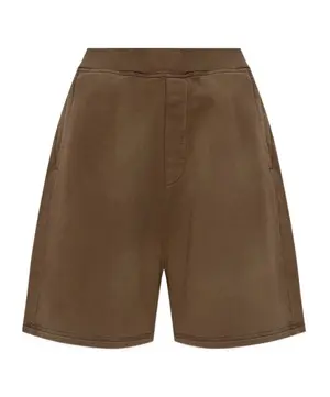 Dsquared2 Logo-embellished Elasticated Waist Shorts - Brown