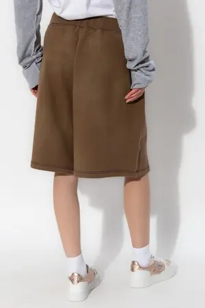 Dsquared2 Logo-embellished Elasticated Waist Shorts - Brown