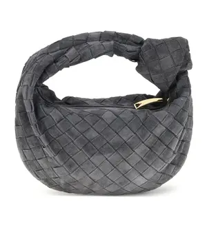 Bottega Veneta Jodie Knot Detailed Mini Tote Bag - Black