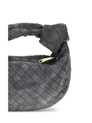 Bottega Veneta Jodie Knot Detailed Mini Tote Bag - Black