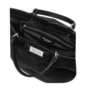 MAISON MARGIELA Glam Slam Quilted Padded Tote Bag - Black