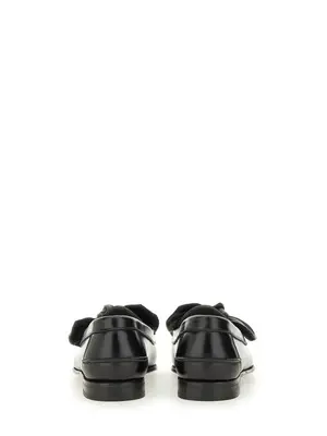 Hereu Bow Detail Slip-on Loafers