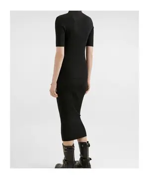 Dolce & Gabbana Ribbed Polo Sweater With Short Sleeves