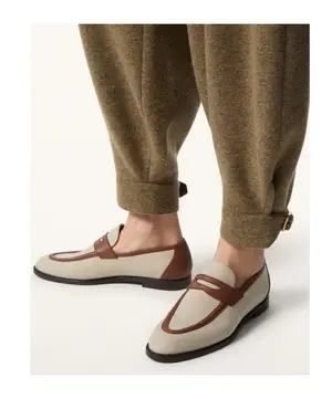 Loro Piana Sergio Loafers - Nude