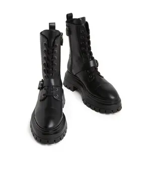 STUART WEITZMAN Maverick Bedford Lace-up Boots