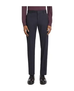 Zegna Tailored Straight-leg Trousers - Black