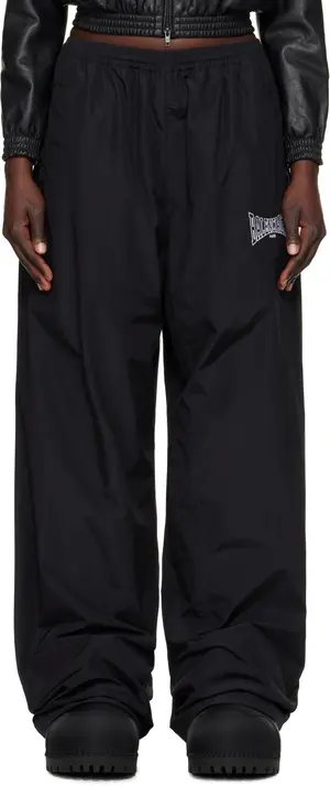 Balenciaga Wide Leg Elastic Waist Casual Pants
