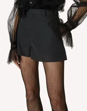Red Valentino Taffeta Tailored Shorts