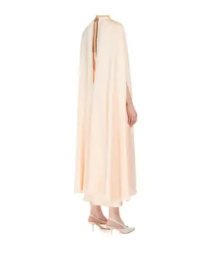 Max Mara Managua Cape Detailed Dress - Pink