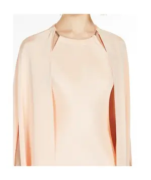 Max Mara Managua Cape Detailed Dress - Pink