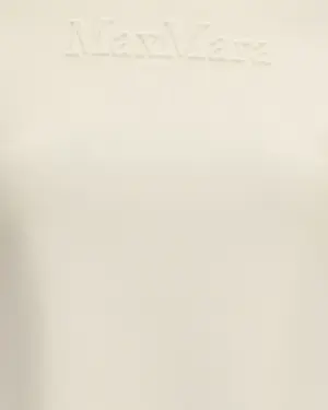 Max Mara Short Sleeve Logo Top - Nude