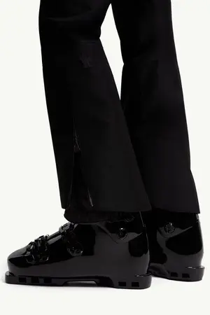 Moncler Ski Trousers With Button Detail - Black