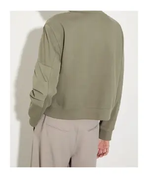 MAXCO. Knitted Nylon Sweatshirt With Half Zip