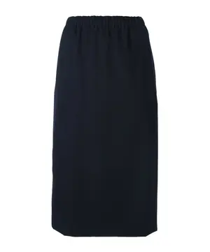 Comme Des Garçons Elastic Waist Skirt With Back Slits