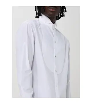 Emporio Armani Curved Hem Tuxedo Shirt