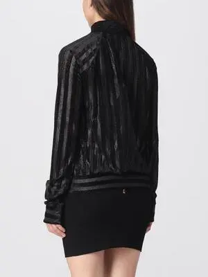 Balmain Logo Embellished Rhinestone Sweatshirt