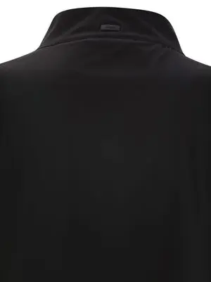 Herno Zip-up Bomber Jacket With Elasticated Cuffs - Black