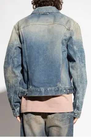 Acne Studios Long Sleeve Denim Jacket - Gray