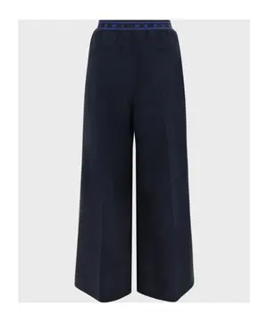 Marni Logo Waist Trousers - Blue