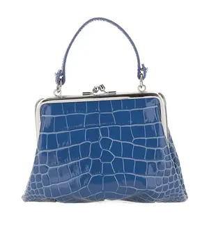 VIVIENNE WESTWOOD Granny Frame Embossed Purse With Chain Strap