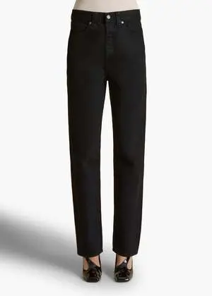 Khaite Corben High-waist Jeans - Black
