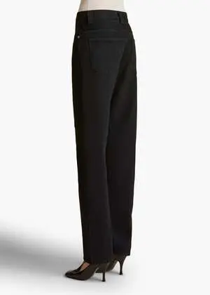 Khaite Corben High-waist Jeans - Black