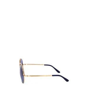 Elie Saab Round Frame Sunglasses