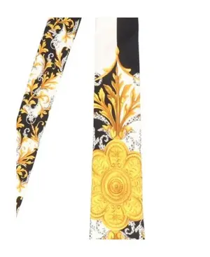 Versace Acanthus Print Neck Tie