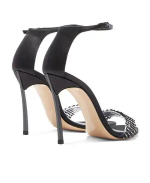 Casadei Blade Twenties Crystal Heeled Sandals