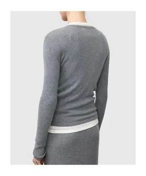 LISA YANG Ribbed Long Sleeve Sweater