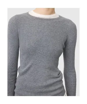 LISA YANG Ribbed Long Sleeve Sweater