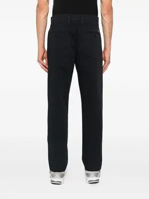 C.P. COMPANY Pleated Cotton Trousers - Black