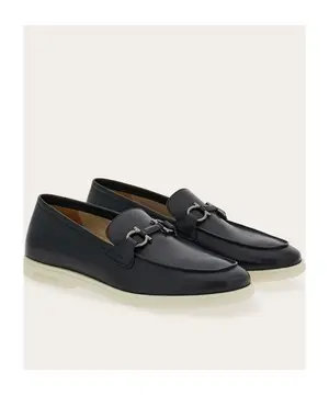 FERRAGAMO Gancini-plaque Loafers