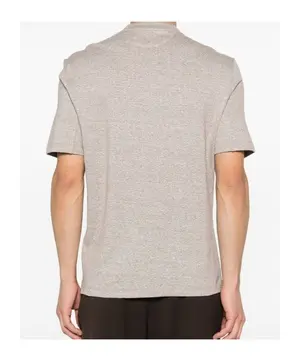 Brunello Cucinelli Melange Crewneck T-shirt - Nude
