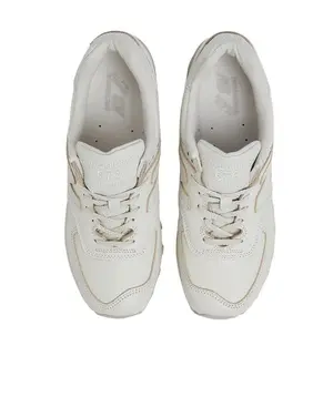 NEW BALANCE Lace-up Round Toe Sneakers With Logo Embellishment