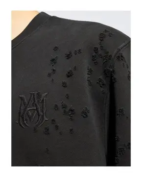 Amiri Logo-embroidered Cotton Sweatshirt