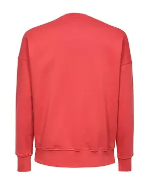 Rick Owens Logo Embroidered Crewneck Sweatshirt - Red