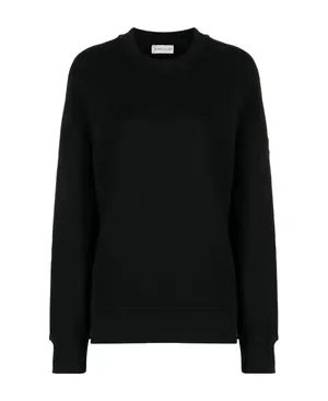 Moncler Logo Print Crewneck Sweatshirt