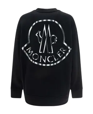 Moncler Logo Print Crewneck Sweatshirt