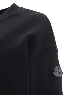 Moncler Logo Print Crewneck Sweatshirt