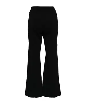Stella McCartney High-waisted Flared Trousers - Black