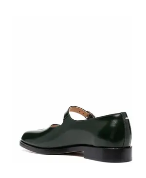 MAISON MARGIELA Tabi Mary Jane Shoes With Ankle Strap - Black