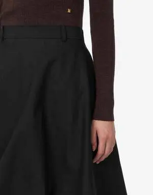 Moschino Asymmetrical Voluminous Midi Skirt